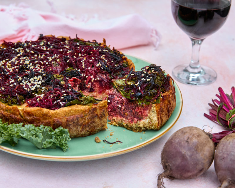 Jewish Cookery | Kosher Recipes | Oat Beetroot Pie